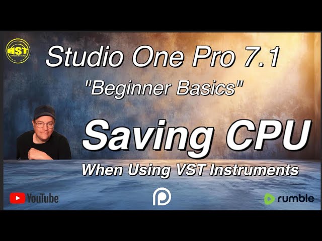 Maximizing CPU Efficiency When Using VST Instruments in Studio One Pro 7.1 | Galaxy.ai | Galaxy.ai