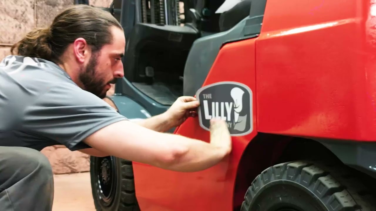 From Rust to Restored: A Used Forklift Touch Up - Custom Forklift Paint Job