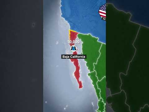 Why are there two Californias in Mexico? #geopolitics #geography