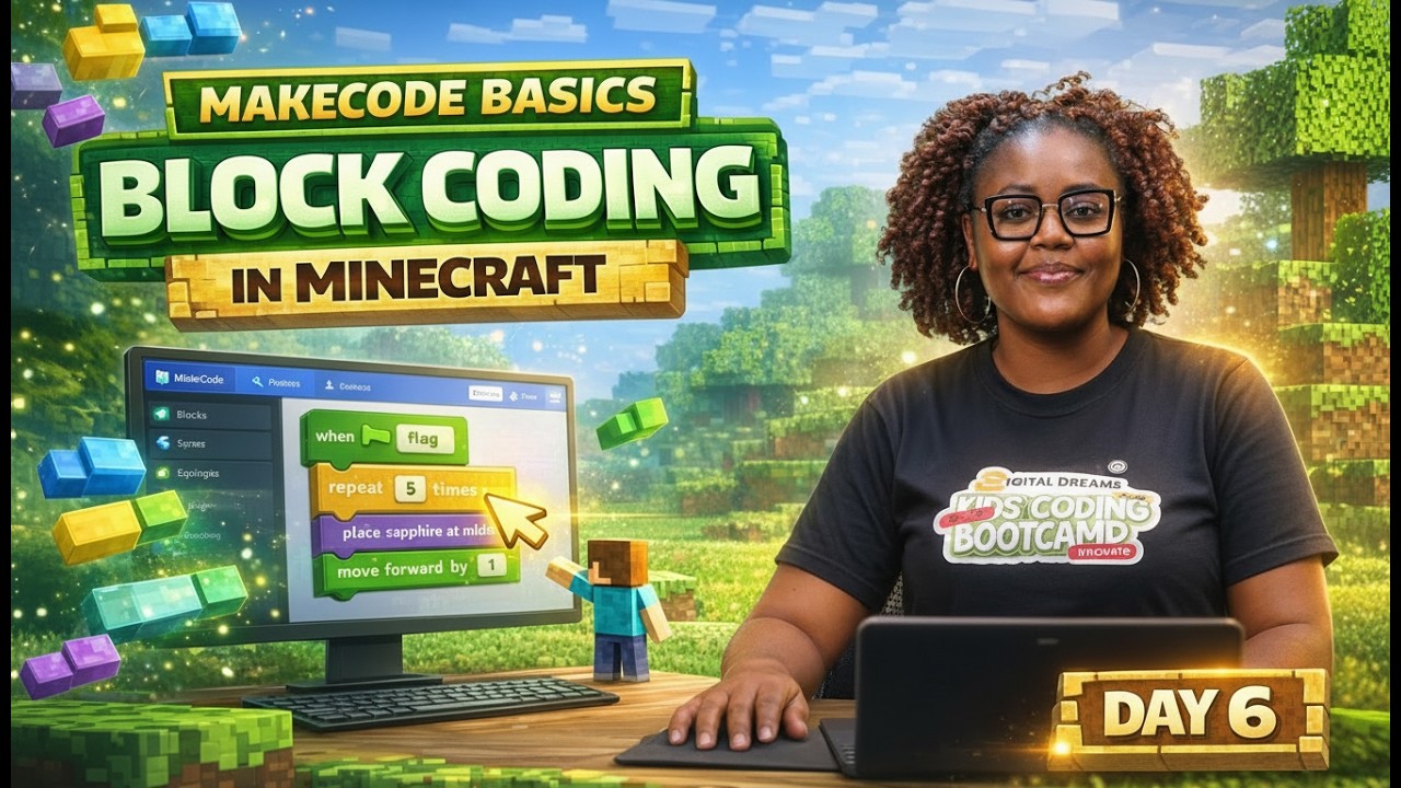 MAKECODE BASICS (Block Coding) in Minecraft