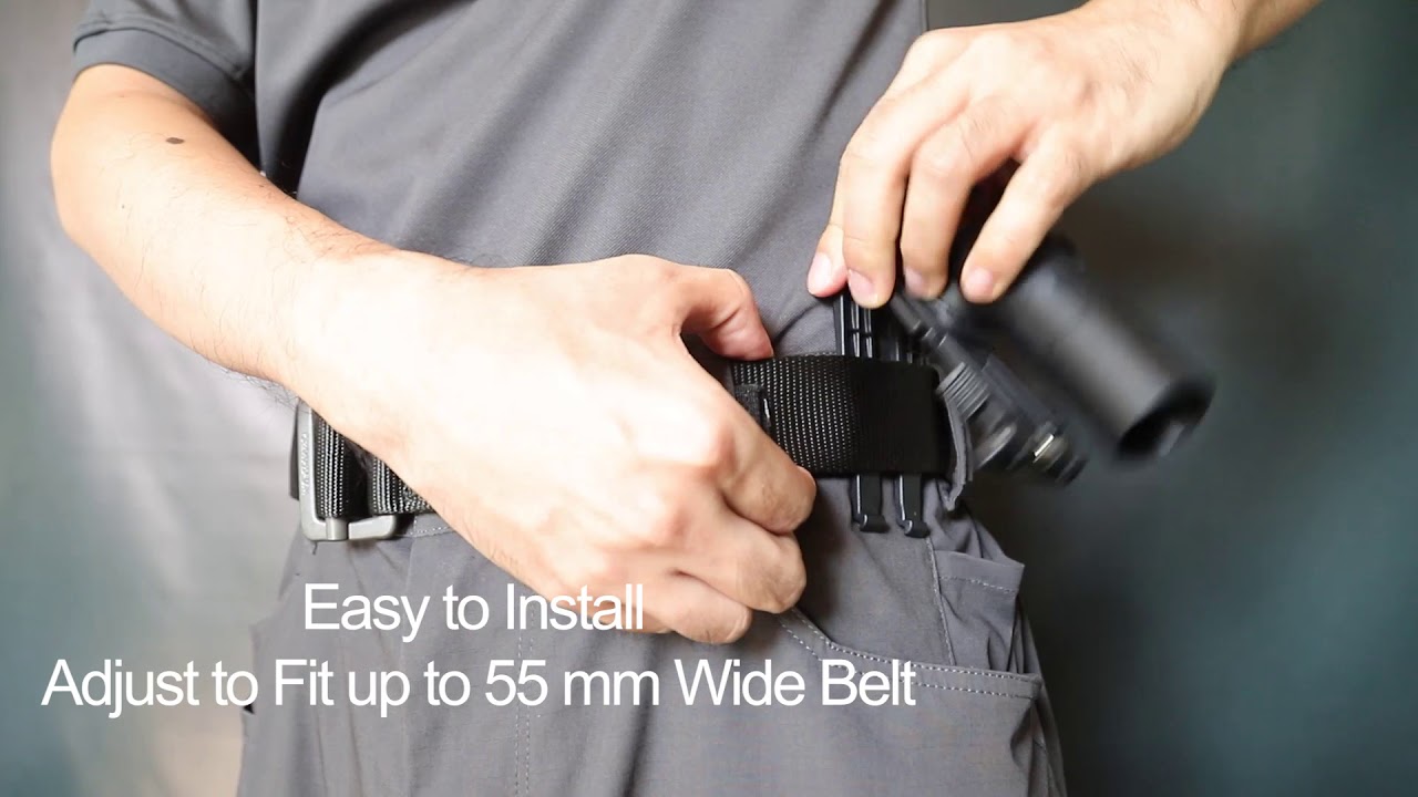 V31 Tactical Quick-Draw Flashlight Holder Quick Intro