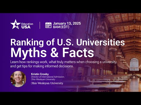Ranking of U.S. Universities: Myths & Facts