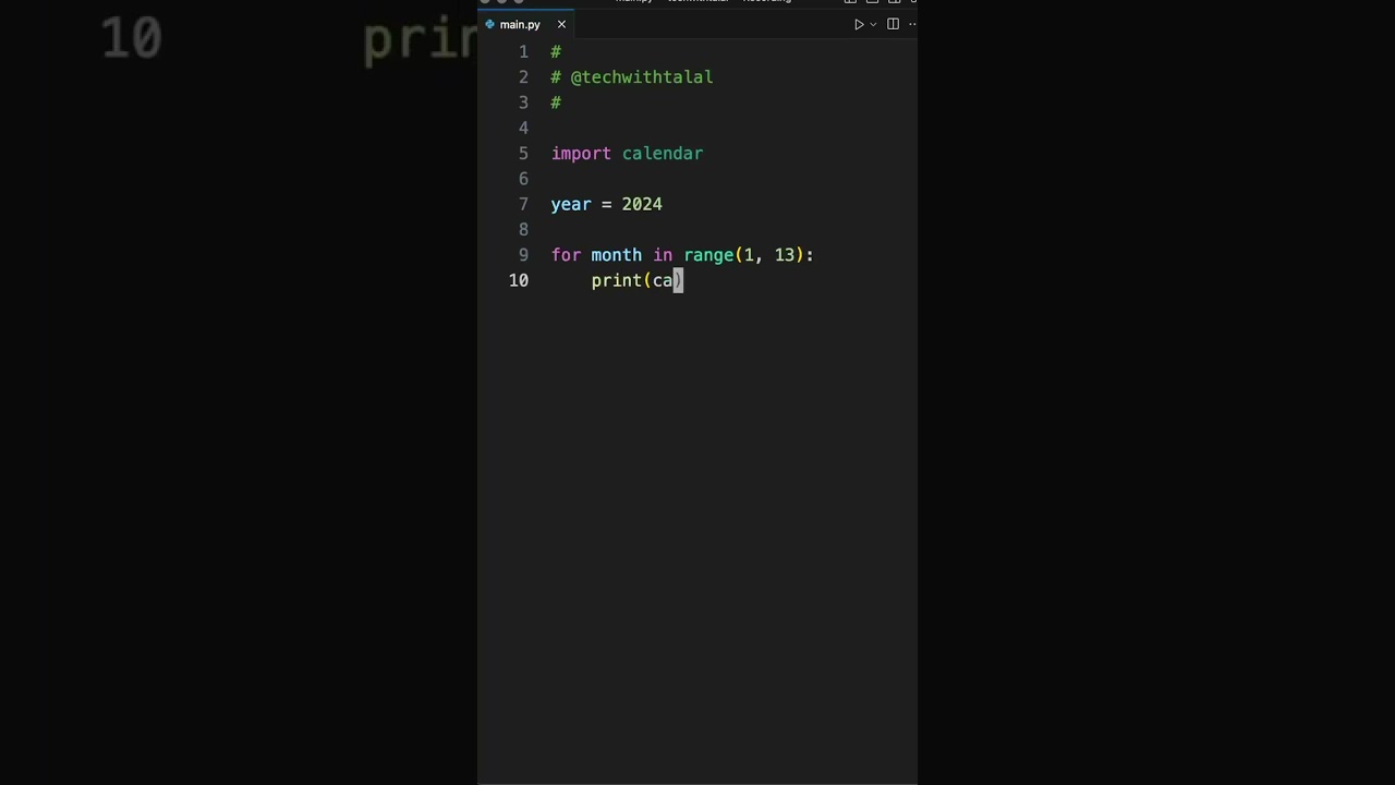 Python Calendar Year Trick!! #python #coding #programming
