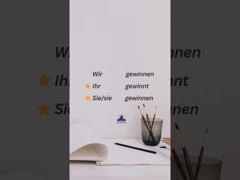 🏆 Gewinnen – Learn How to Conjugate & Use This German Verb 🇩🇪 #LearnGerman #GermanConjugation