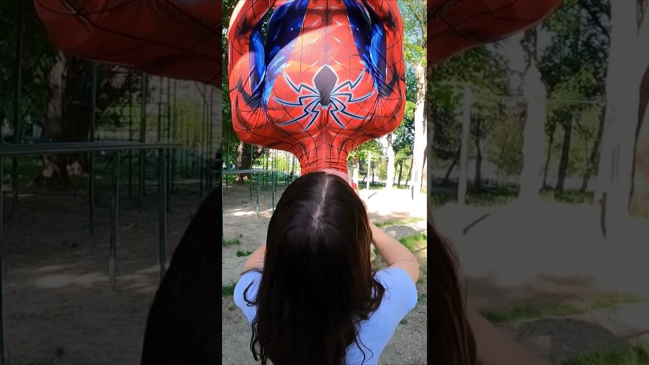 GIRLFRIEND KISSED SPIDER-MAN #spiderman #kiss #love #lovestory #romantic #girl #relationship #pov