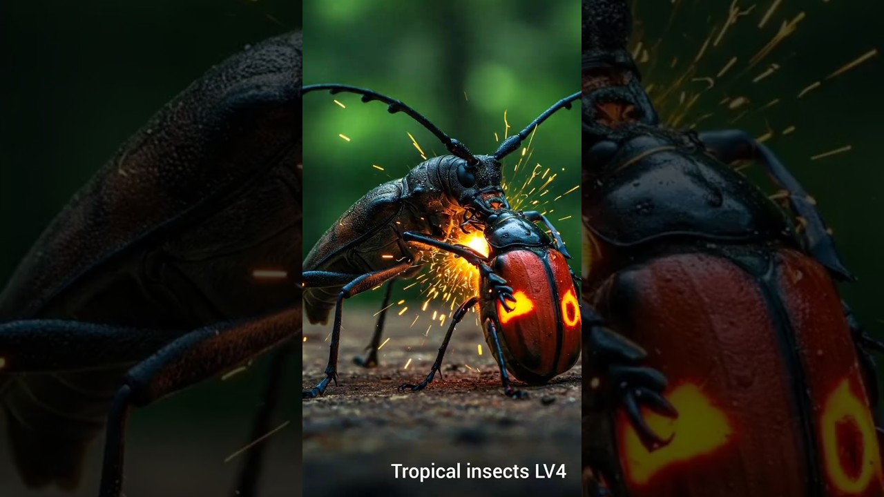 as the insect warrior roars #bombardier #longhorn