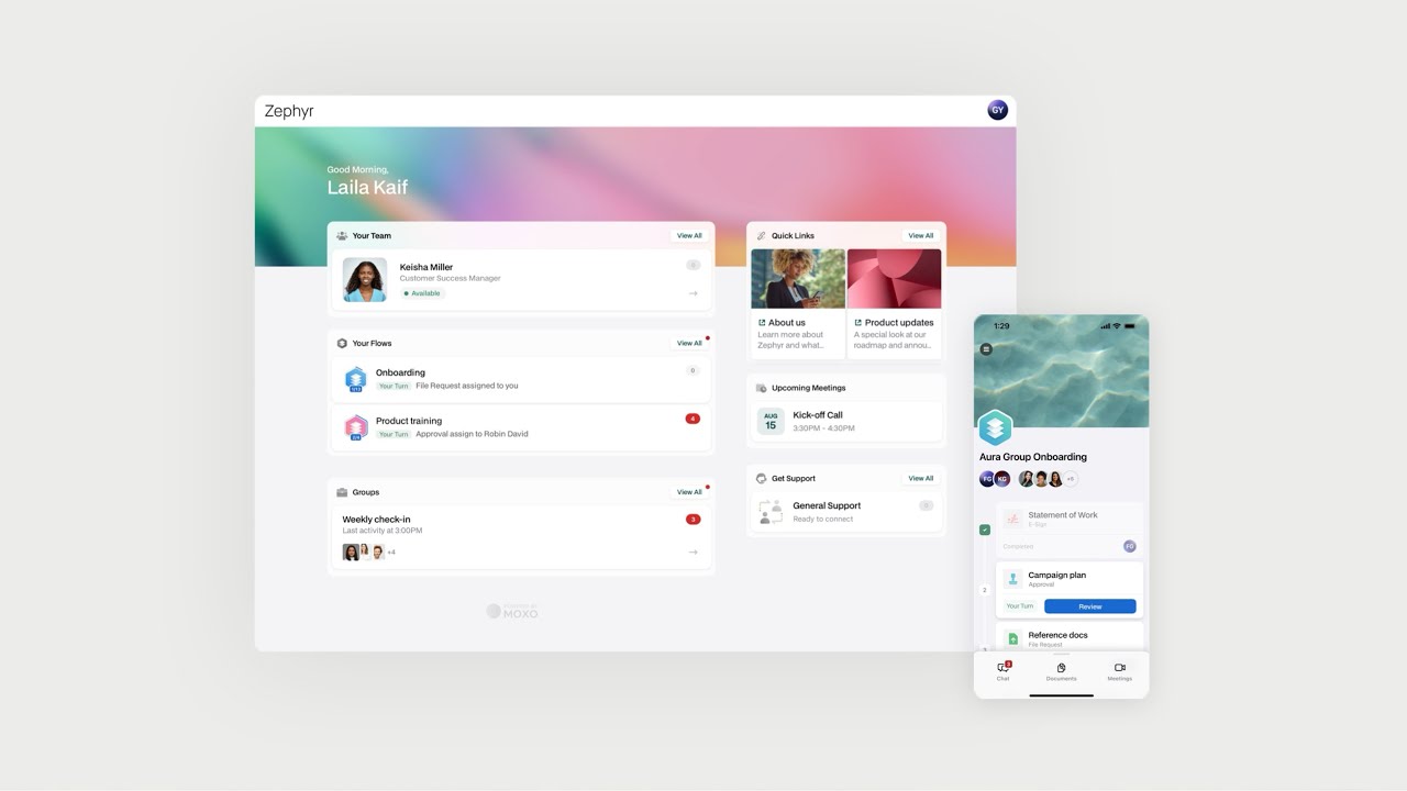 Experience Moxo: The service orchestration platform for customer, vendor, and partner workflows