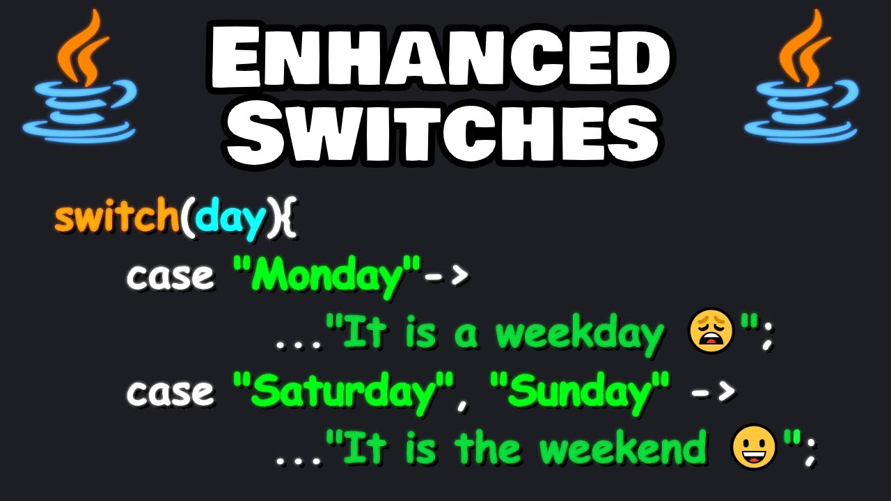 Learn Java enhanced switches in 8 minutes! 💡