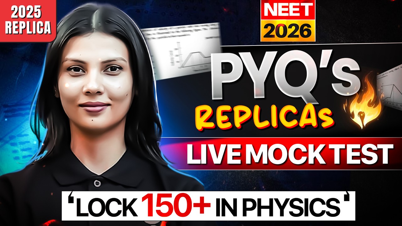 NEET PYQ Replica, Physics Mock Test 1 | NEET 2026 Rank Booster by Tamanna Chaudhary