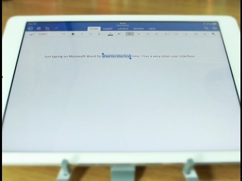Microsoft Word for iPad - First Look