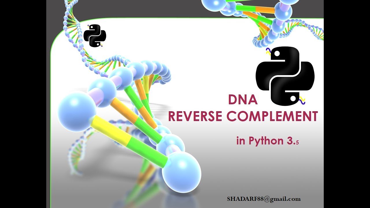 How to make a reverse complement DNA sequence in python 3 5