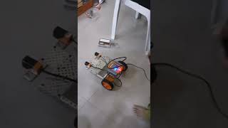 2 IR sensor with touch sensor bot - Avishkaar Project