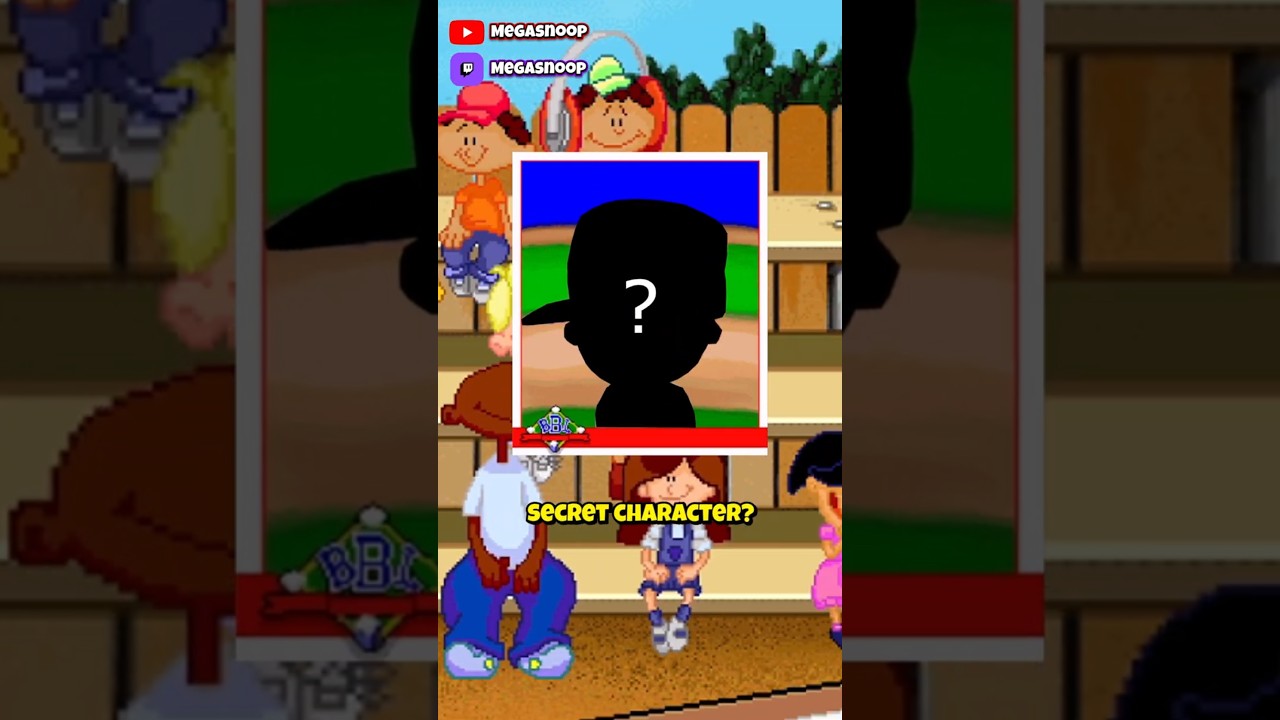 Backyard Baseball's SECRET CHARACTER #backyardbaseball #backyardsports #gaming