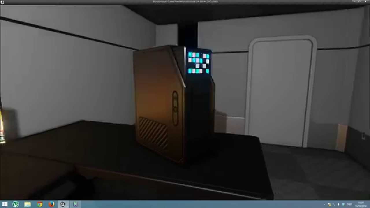 Sci-fi interior lighting tests