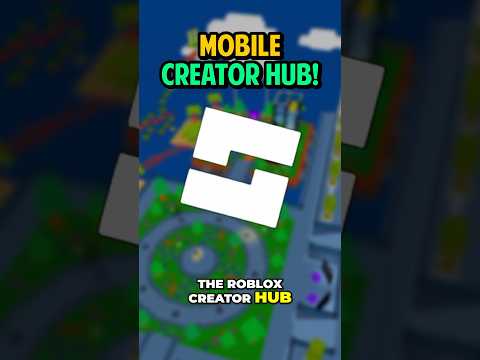 NEW Roblox Creator Hub On MOBILE!