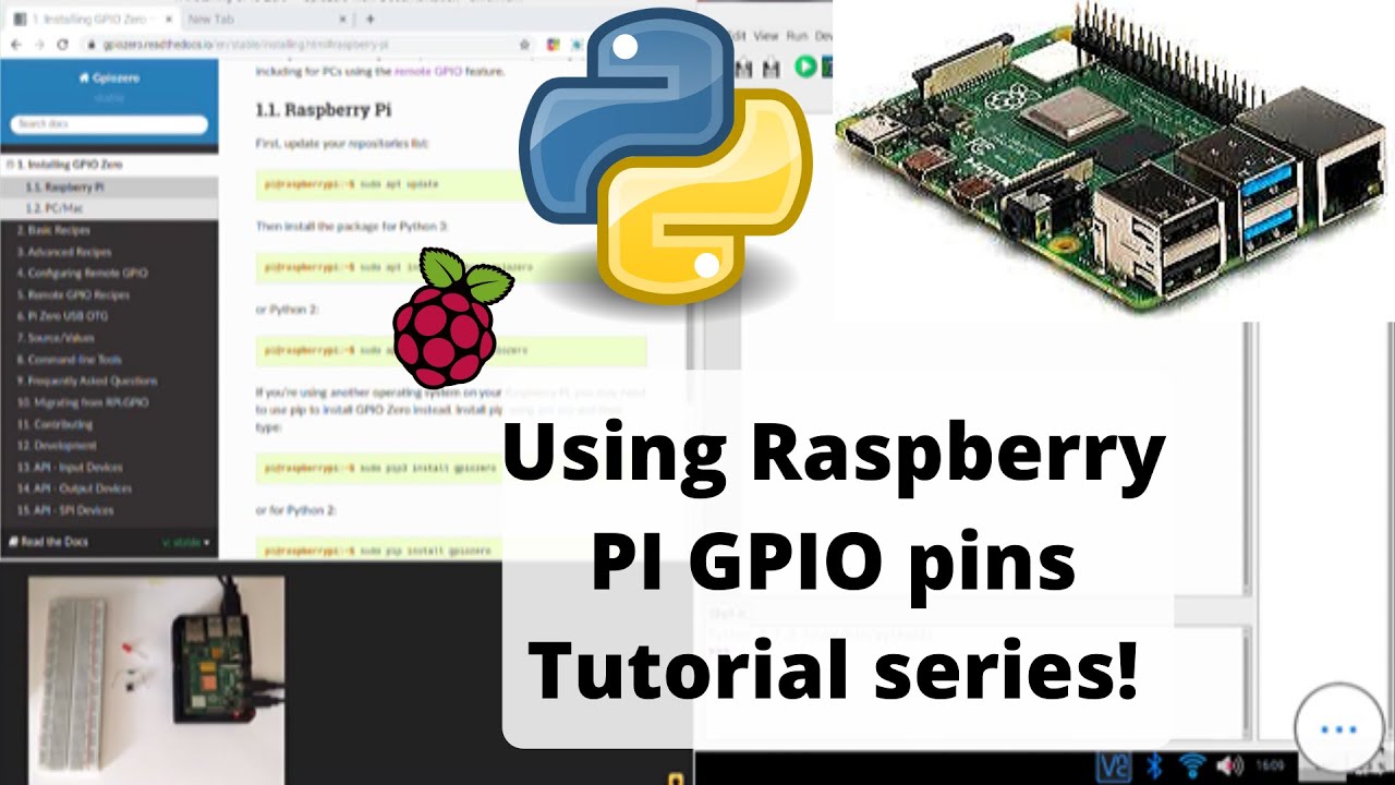 FULL Raspberry pi gpio with python tutorial series!