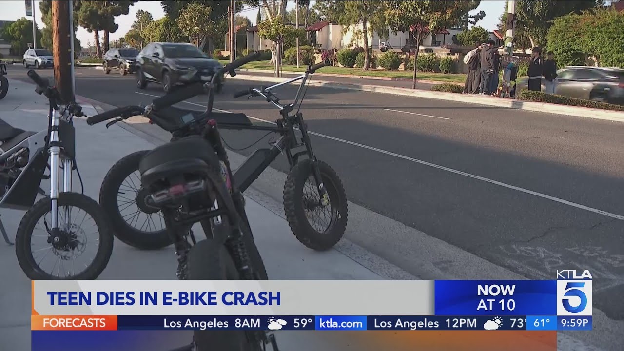 Teen dies in O.C. e-bike crash