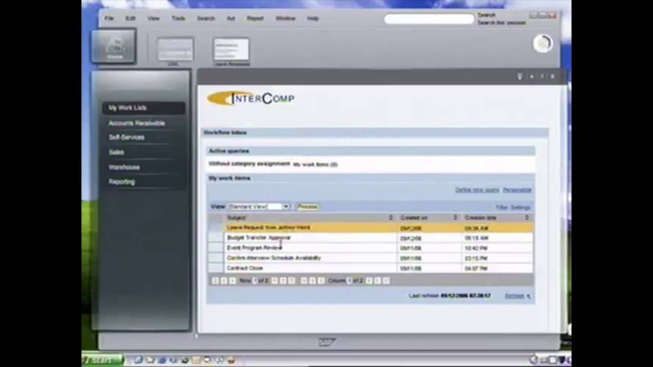 SAP TechEd 2006 Leave Request