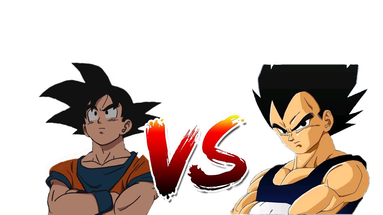 Goku vs vegeta training dragon ball stick nodes