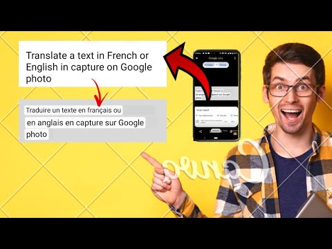 comment traduire un texte anglais en français sur Google photo ( votre galerie photo)
