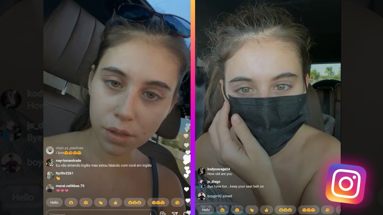 (Instagram LIVE) - Violet Summers (@violets.tv) 2020.11.06