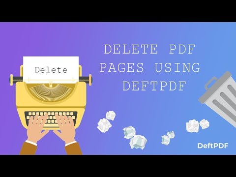 How to delete PDF pages using DeftPDF