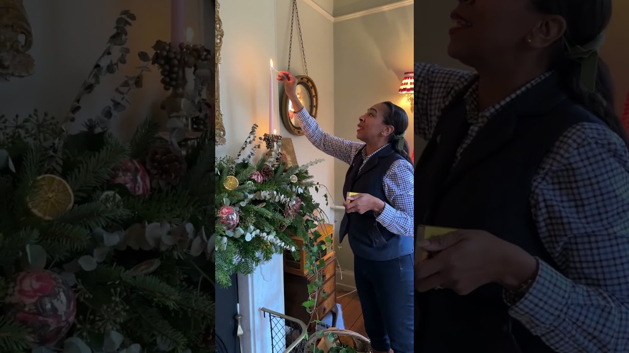 A glimpse of my Christmas decorating at Hill House. 🎄