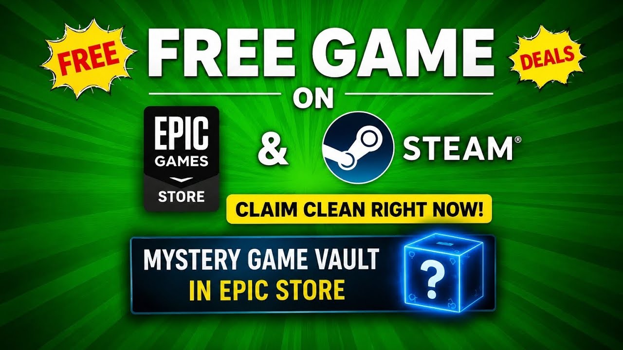 🎮 FREE Games on Epic Games & Steam RIGHT NOW! 🔥 Mystery Vault Revealed 🎁💥