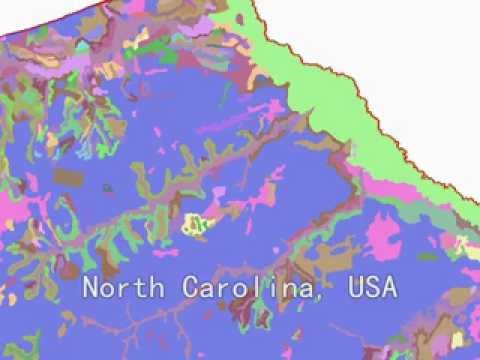 County of Scotland (North Carolina, US) GIS Cartography ...