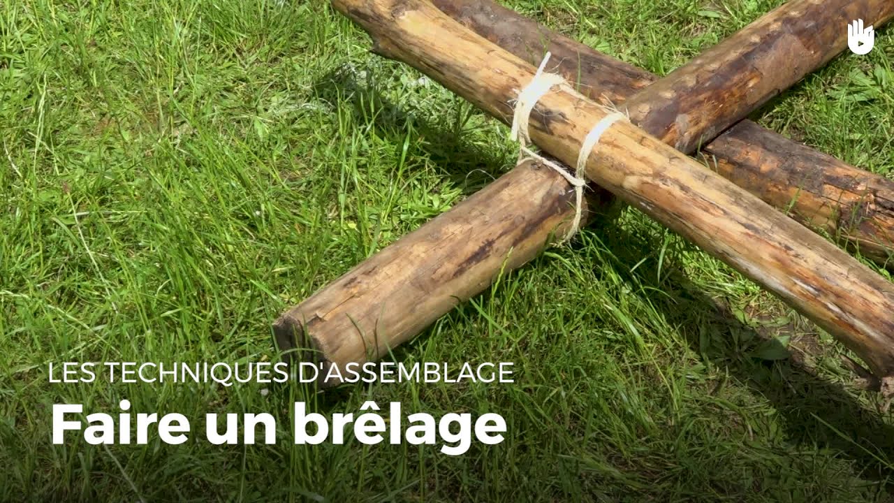 Faire un brelage - Construire des installations en forêt | Sikana
