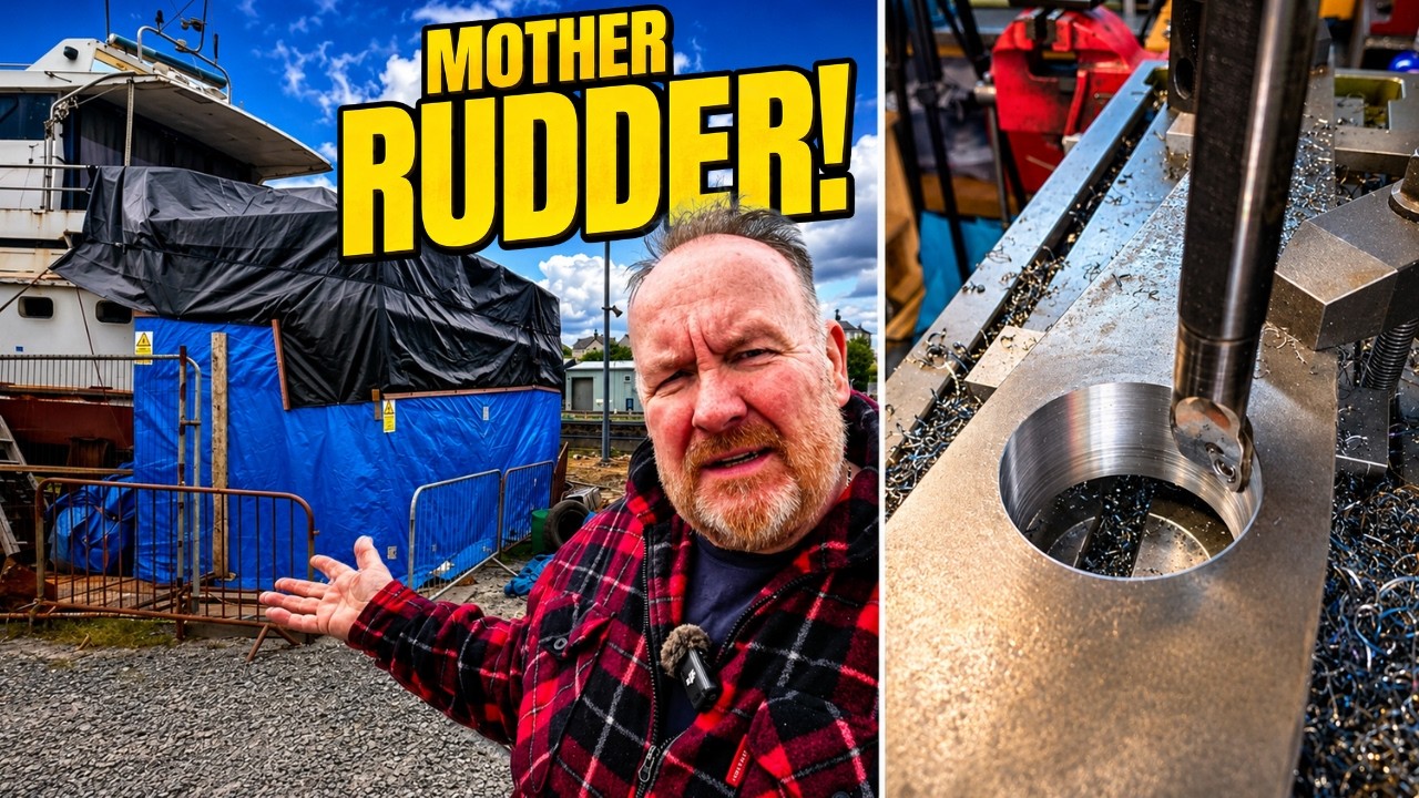 Fabricating Heavy-Duty Rudders for a 50ft Steel Boat