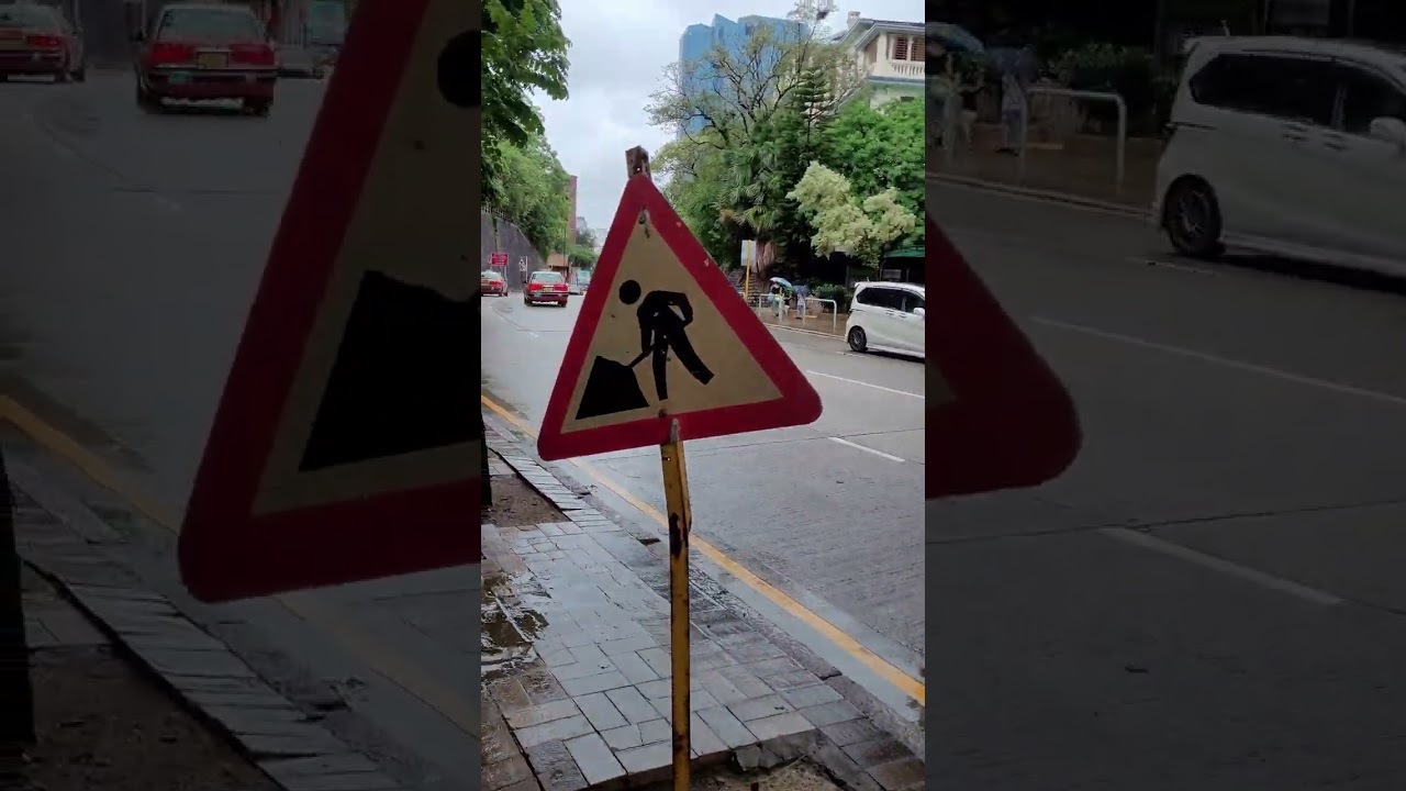 The route to Polyu library