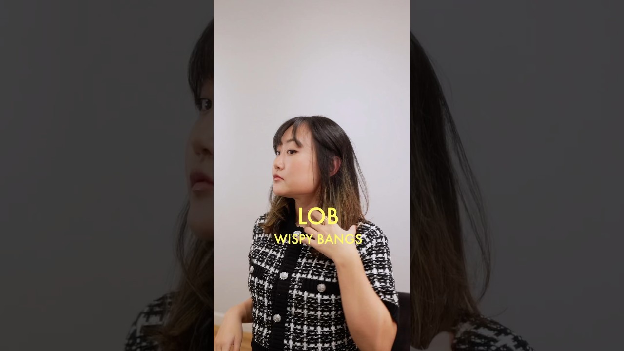 Lob with Wispy Bangs #hairconsultation #longbob #english #korean #헤어상담 #헤어컨설팅 #헤어스타일 #영어 #한국어