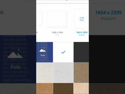 Cara mengatur kertas ukuran a3 di picsart