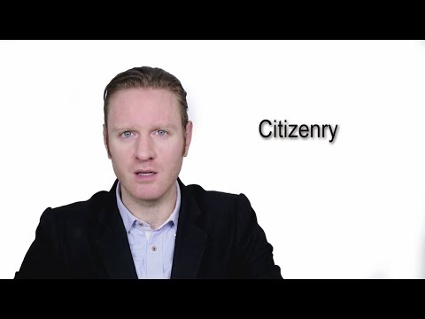 Citizenry - Meaning | Pronunciation || Word Wor(l)d - Audio Video Dictionary