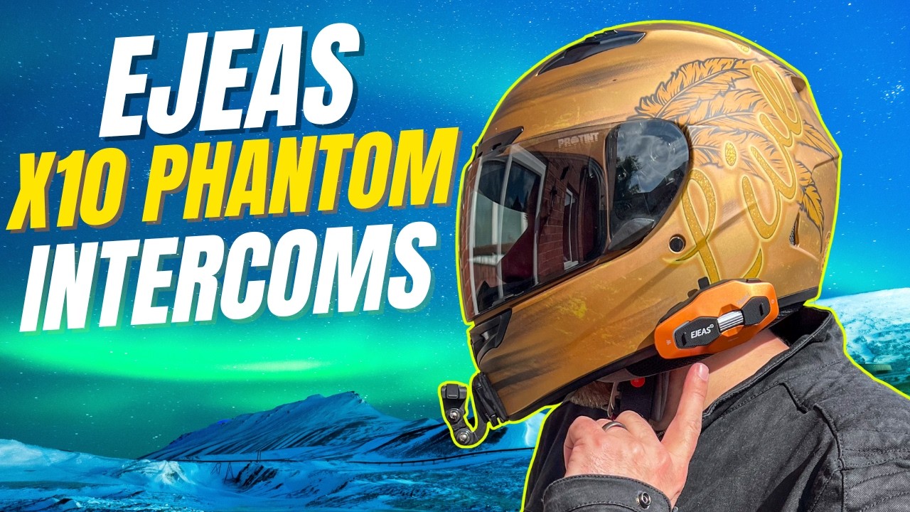 Best Motorcycle Mesh Comms For The Money EJEAS X10 PHANTOM INTERCOM SYSTEM