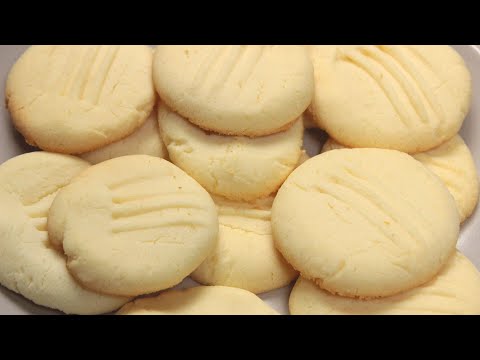 3 Ingredients ONLY. Cornstarch Cookies