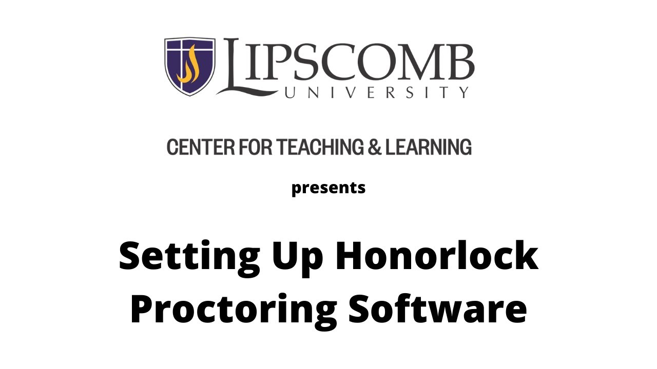 Setting Up Honorlock Proctoring Software