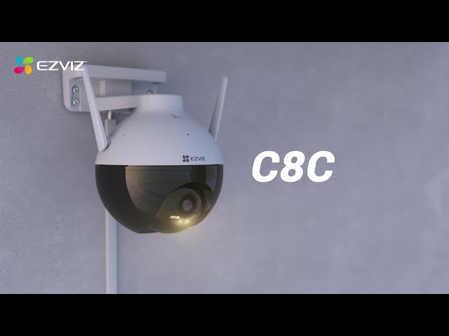 "Ezviz C8C 1080P Indoor/Outdoor WiFi Security Camera: Color Night ...