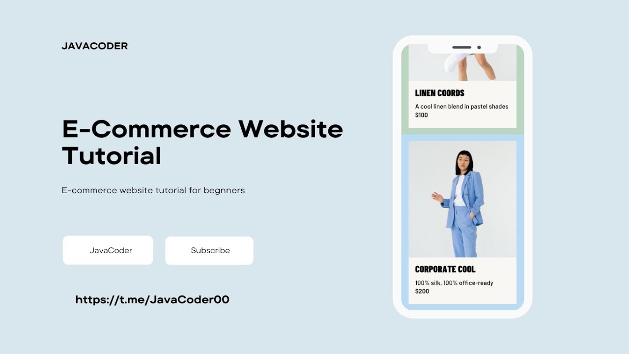 Complete E-Commerce Website Tutorial for Beginners | No Experience Needed