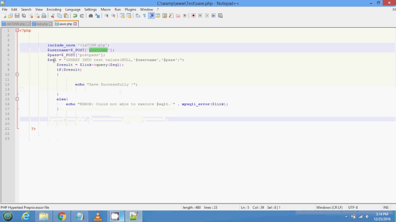 Insert Data Into MySQL Database using jQuery + PHP + page without refresh part 2