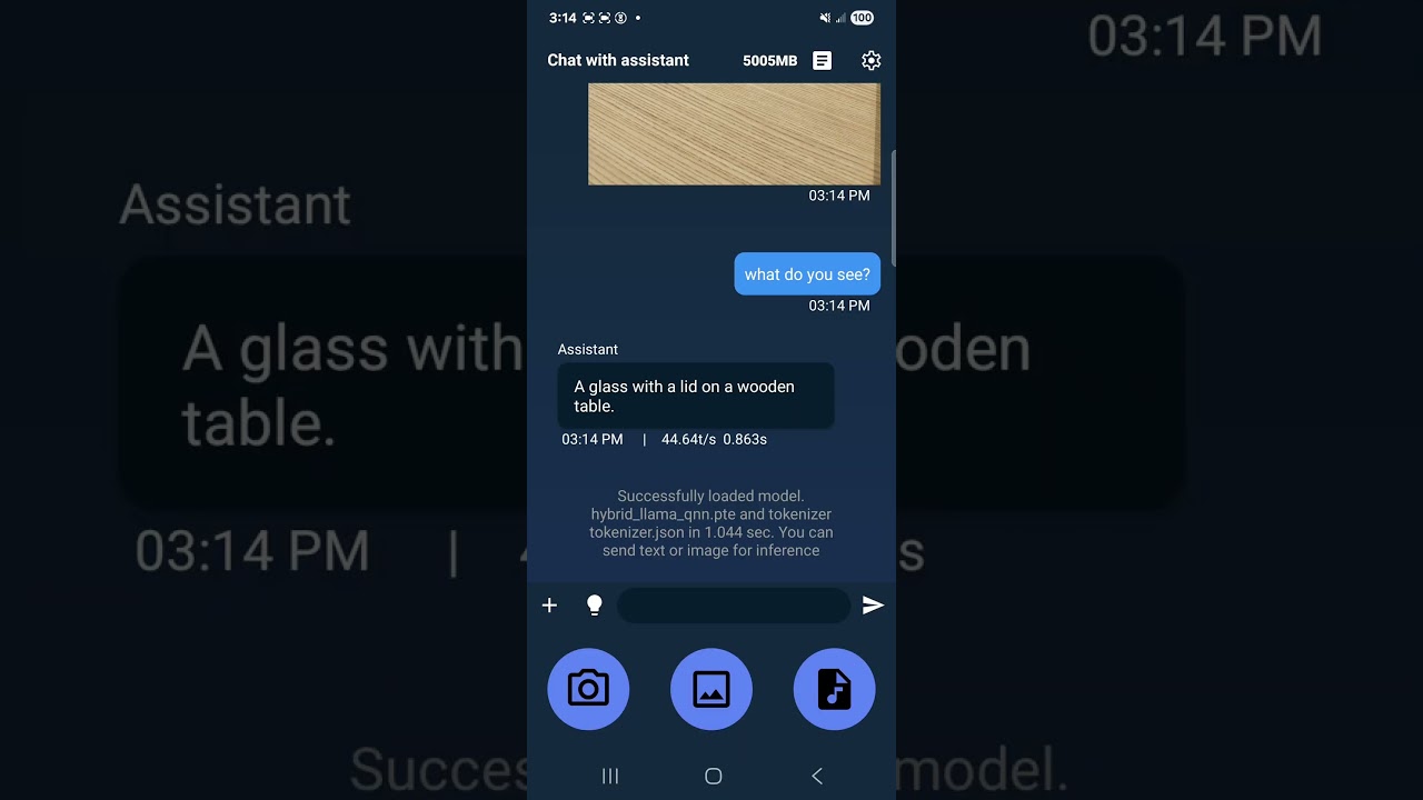 Executorch Android Demo w/ QNN-Backend (Test on Samsung S23 - SM8550)