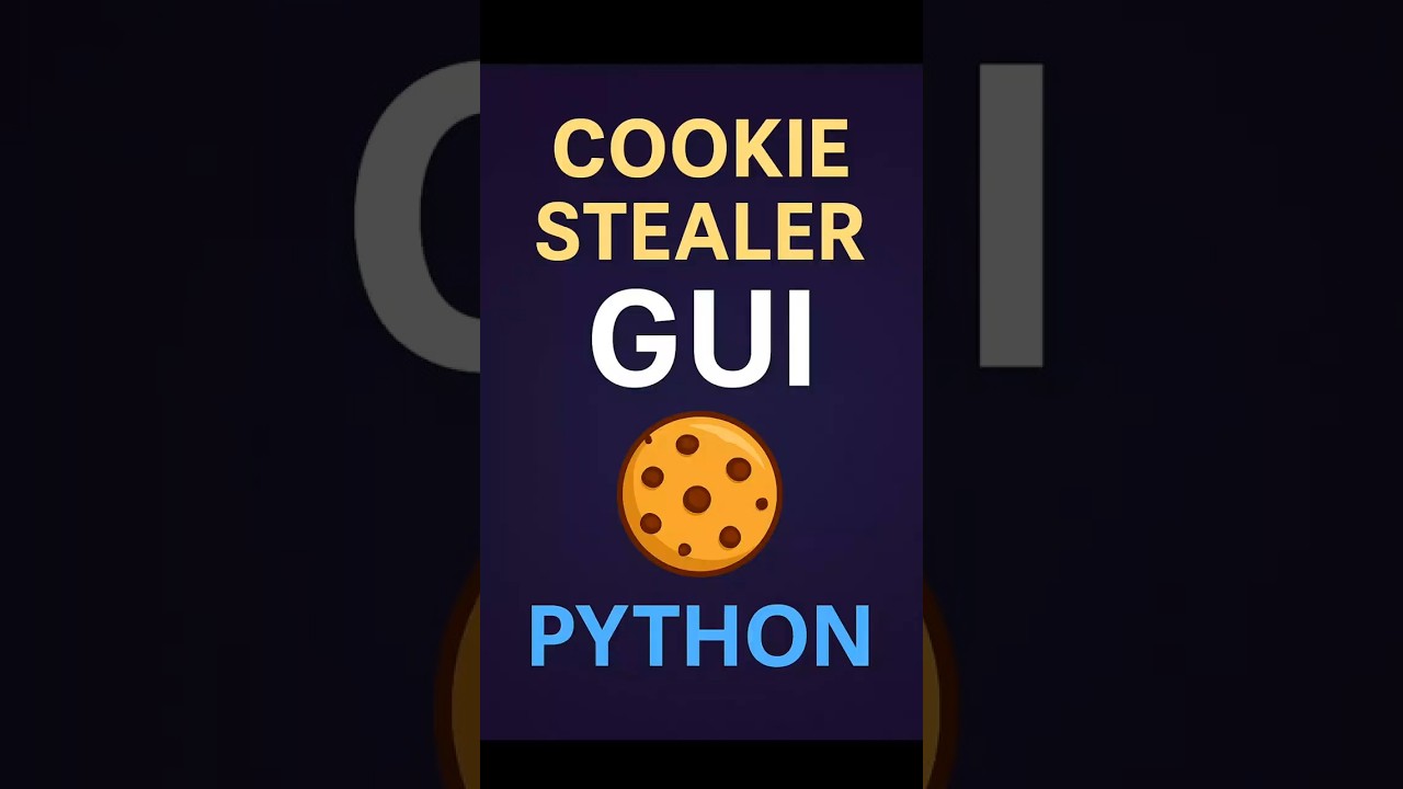 🍪 Cookie Stealer GUI in Python! Simulate cookie theft ethically using tkinter + ttkbootstrap. ⚠️👀