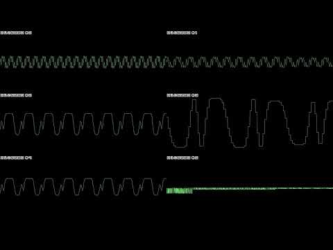 Ys III (PCE-CD) - Trading Town of Redmont - In Oscilloscope View!