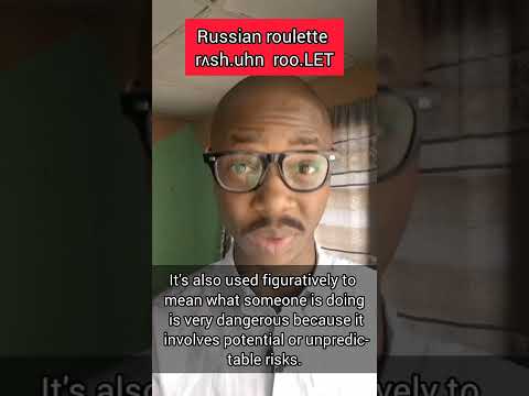 Russian roulette #learnenglish #englishvocabulary #englishpronunciation #collinspiration