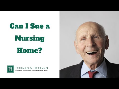 Can I Sue a Nursing Home in Texas? - Herrman & Herrman
