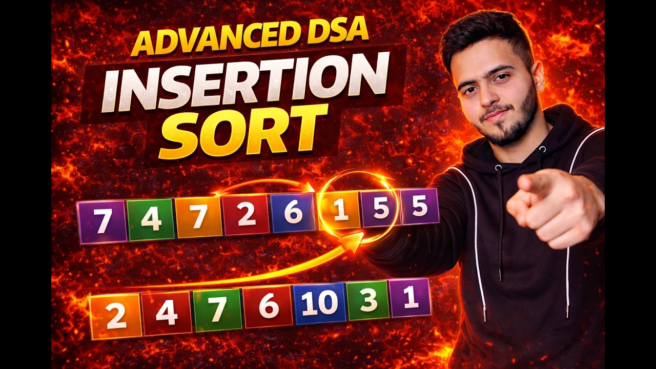 Insertion Sort Explained for Coding Interviews | Python DSA