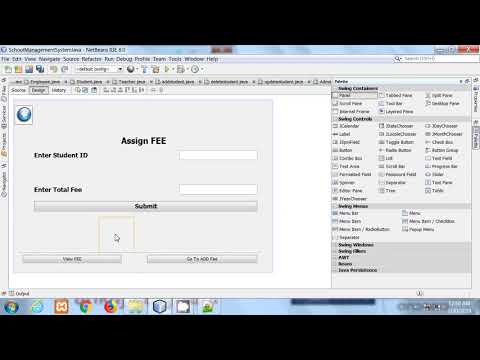 Learn JAVA Netbeans in Hindi 70 School Management System Part 29 - Mind Luster