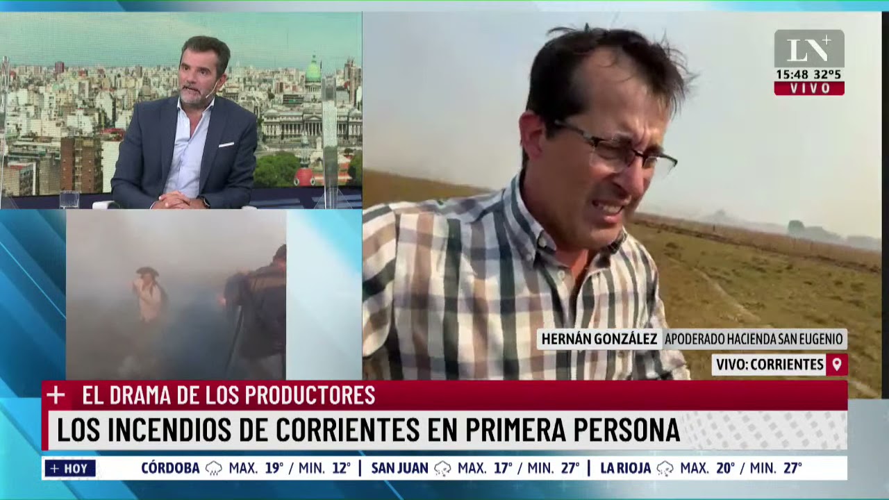 Arde Corrientes: el fuego devora los Esteros del Iberá