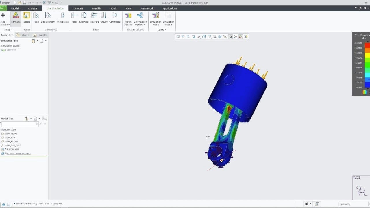 Structural Analysis in Creo Simulation Live
